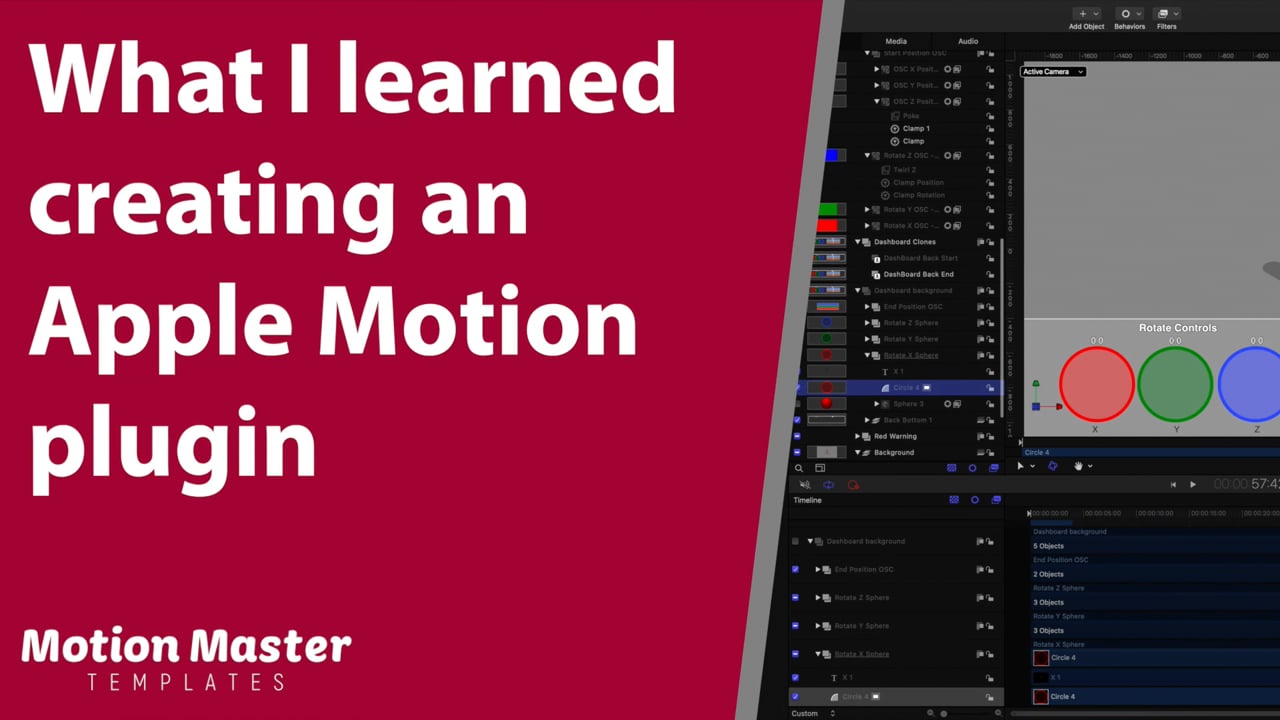 What I Learned Creating An Apple Motion Plugin - Fluid Camera Moves ...
